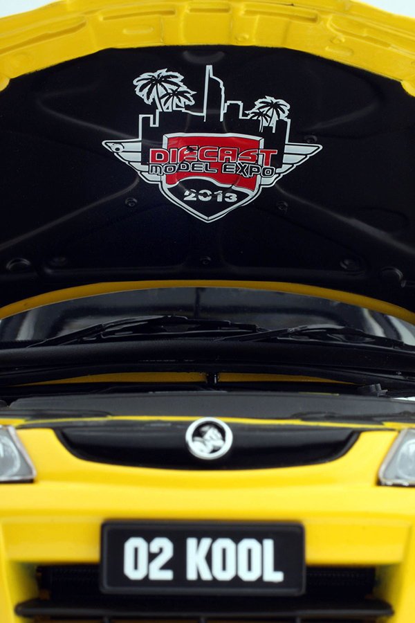 Holden VY SS Custom Sandman Panelvan in Devil Yellow with 'Wild' decal kit